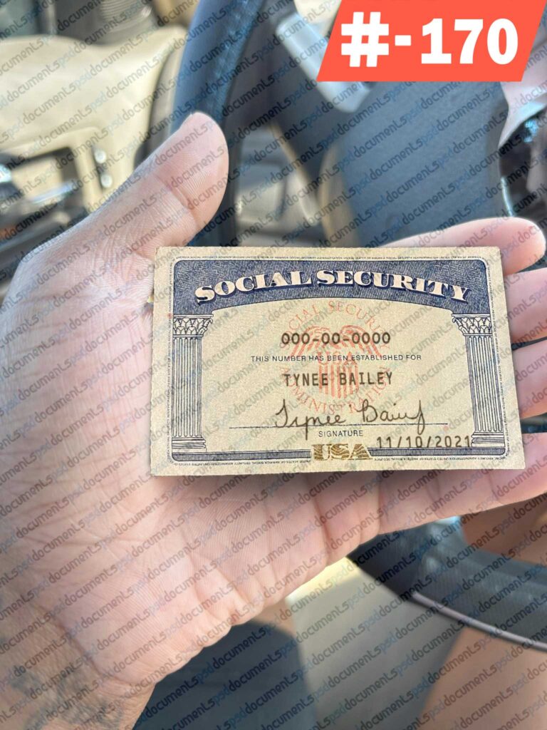 Ai Generated Social Security Card Templates - DOCUMENT PSD
