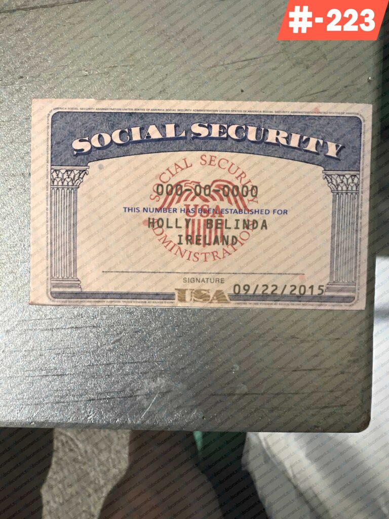 Download Social Security Card - DOCUMENT PSD